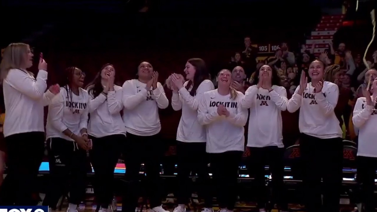 Gopher women's basketball dancing to NCAA tournament
