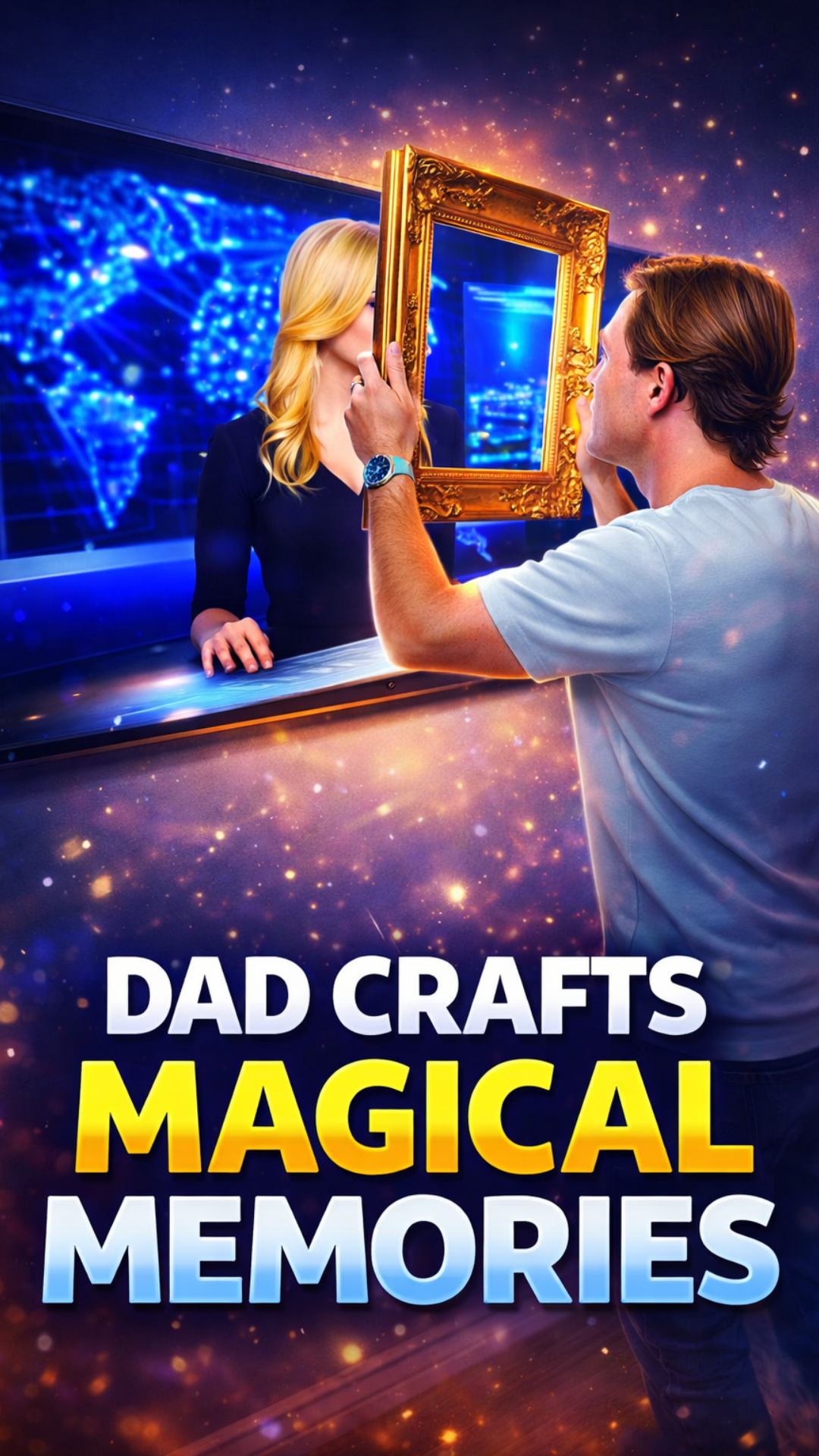 Dad’s incredible magical memory keeper creation