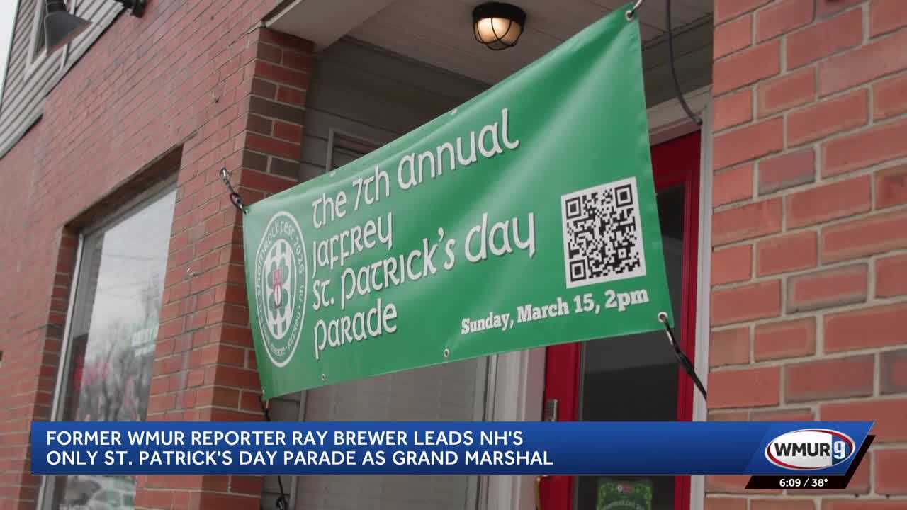 Former WMUR reporter Ray Brewer leads NH's only St Patrick's Day parade