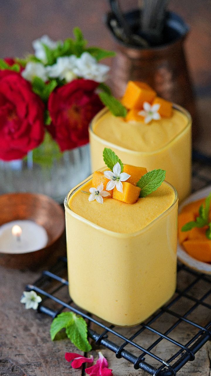 Light and creamy mango mousse that tastes like pure sunshine