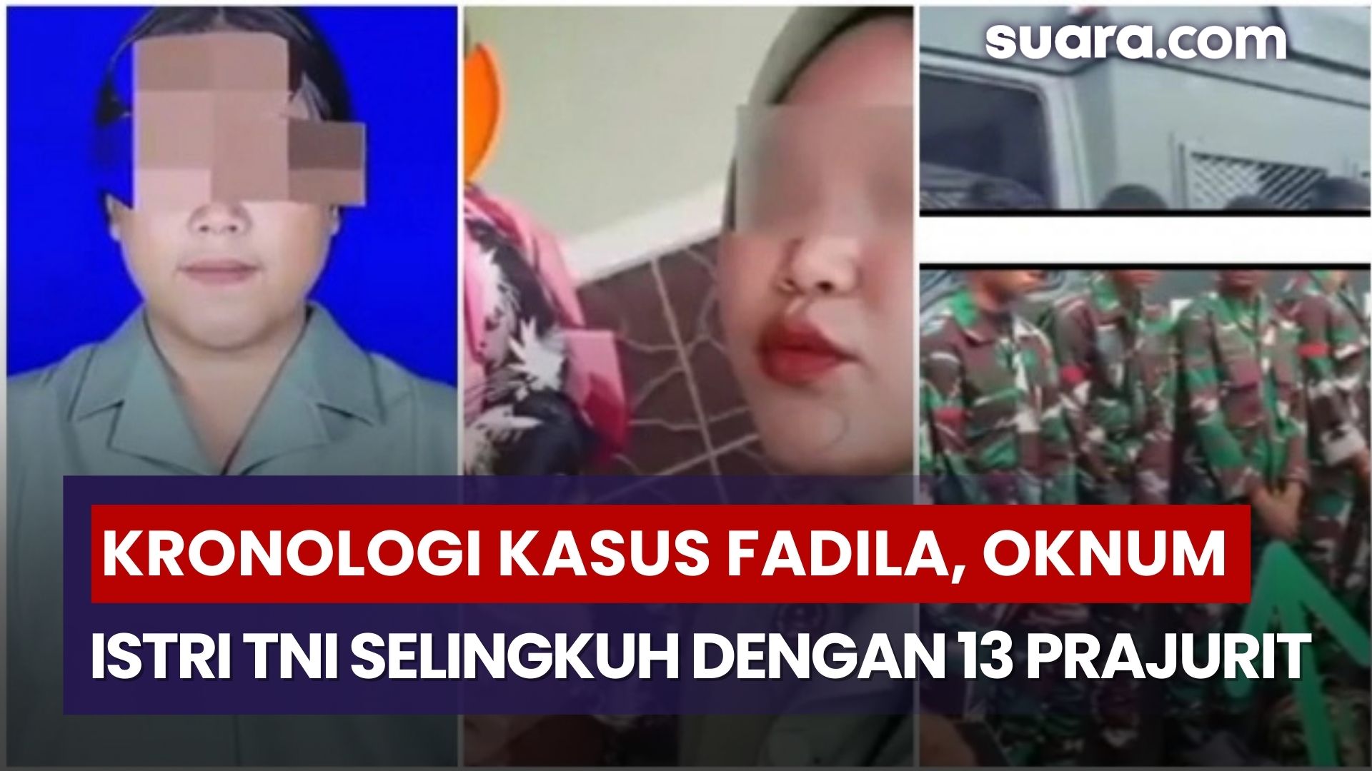 Kronologi kasus Fadila, oknum istri TNI diduga selingkuh dengan 13 prajurit