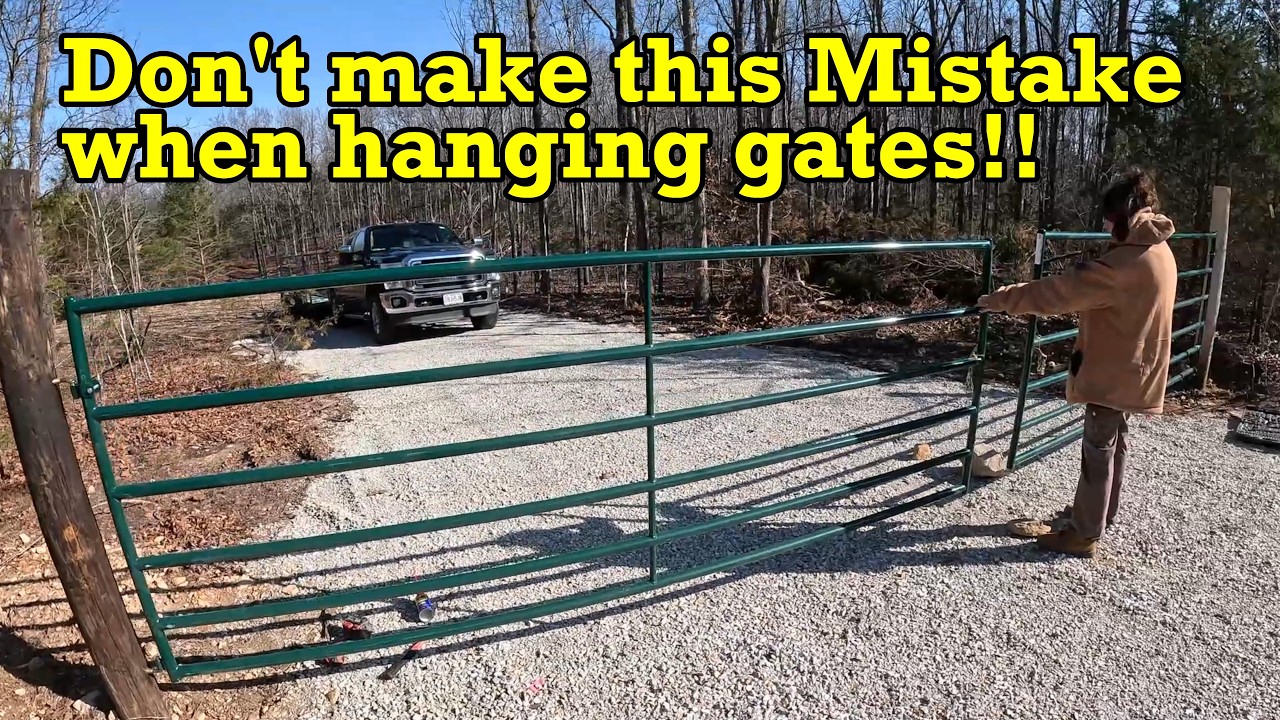 How to hang property gates the right way: Avoid this common landowner ...