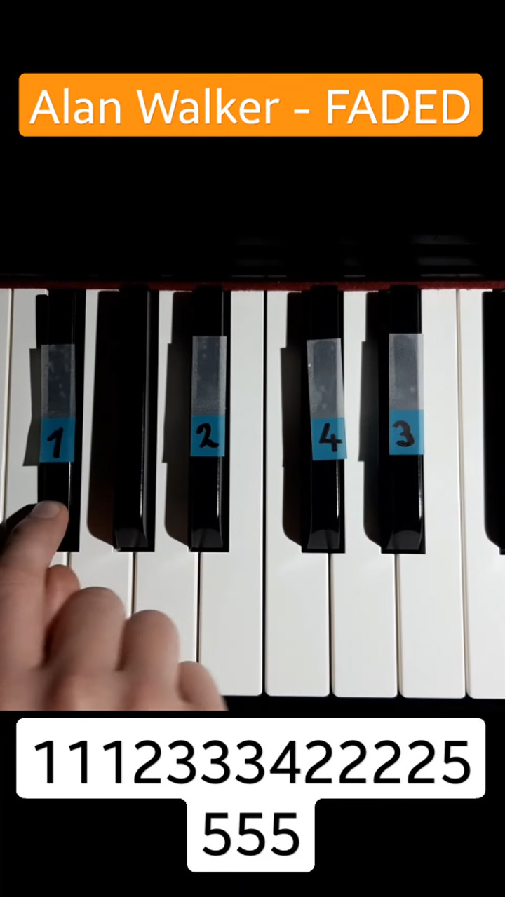 Easy piano tutorial: Learn Alan Walker’s Faded step by step