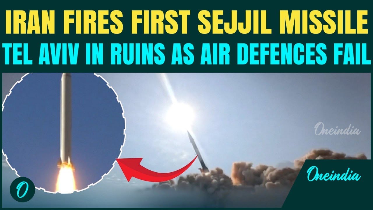 Iran’s 'doomsday' Sejjil missile rocks Tel Aviv | Massive blast ...