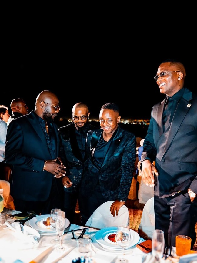 Look: Inside Black Coffee's star-studded 50th birthday celebration in ...