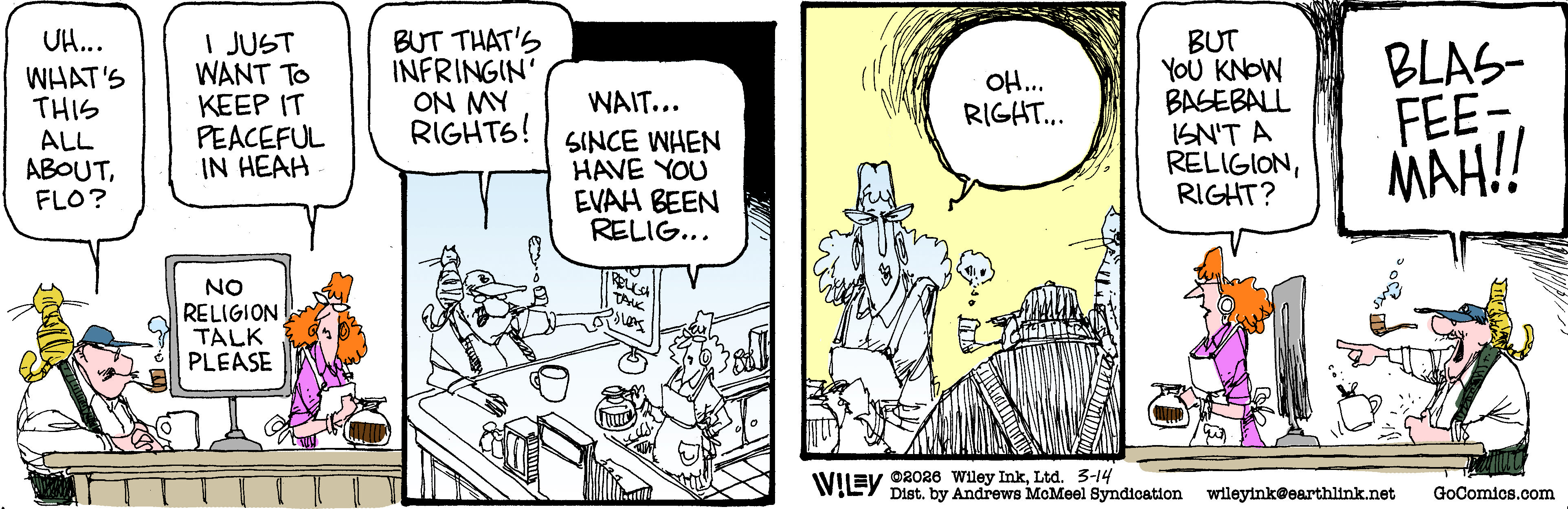 Non sequitur by Wiley Miller