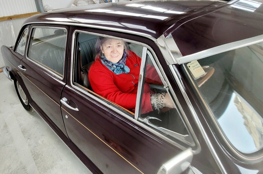 Woman ships vintage car across the world after owning one with her ...
