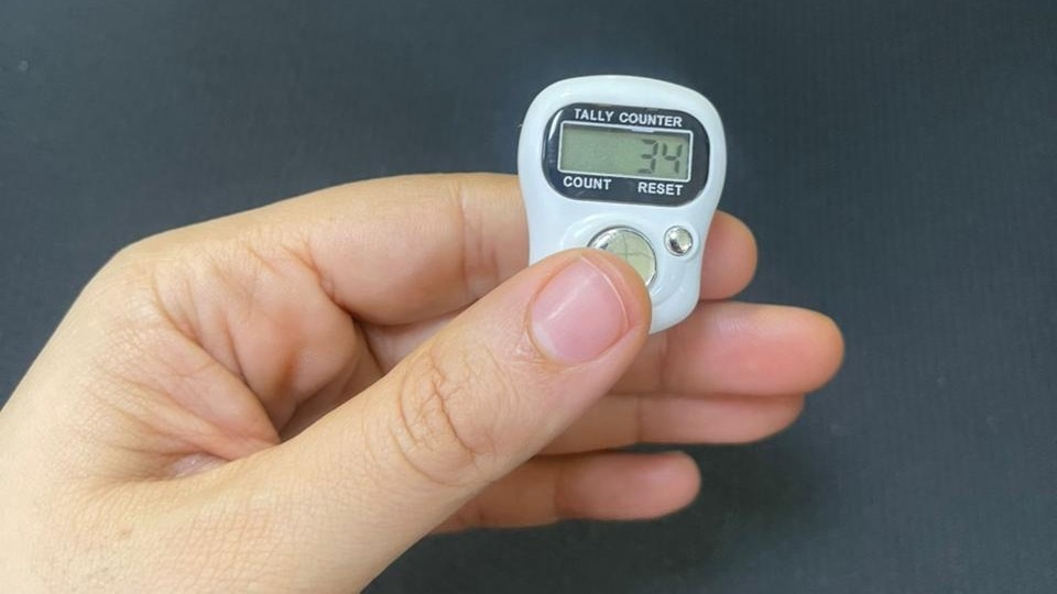 I started chanting mantras with a finger counter during my commute ...