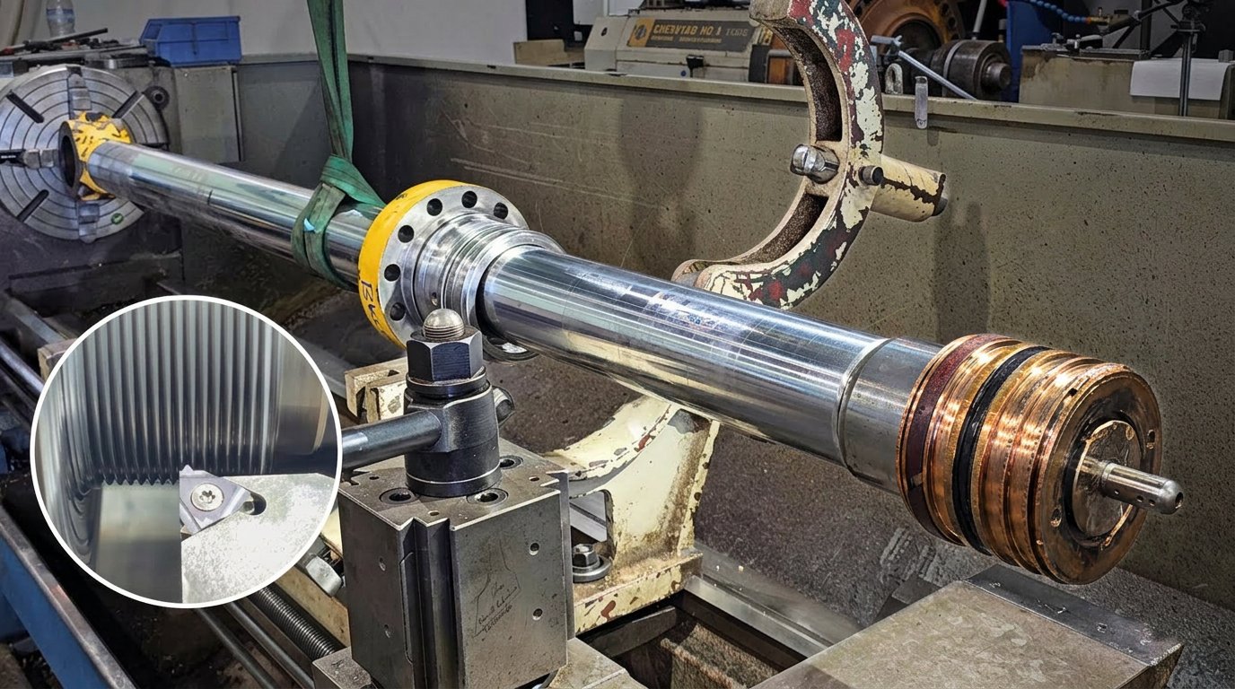 Threading on the lathe: precision in every pass