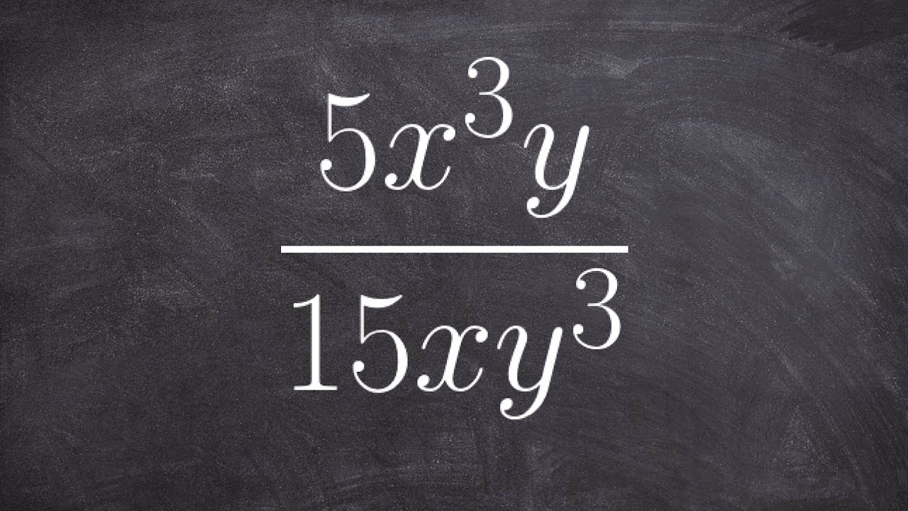 Simplify a rational expression