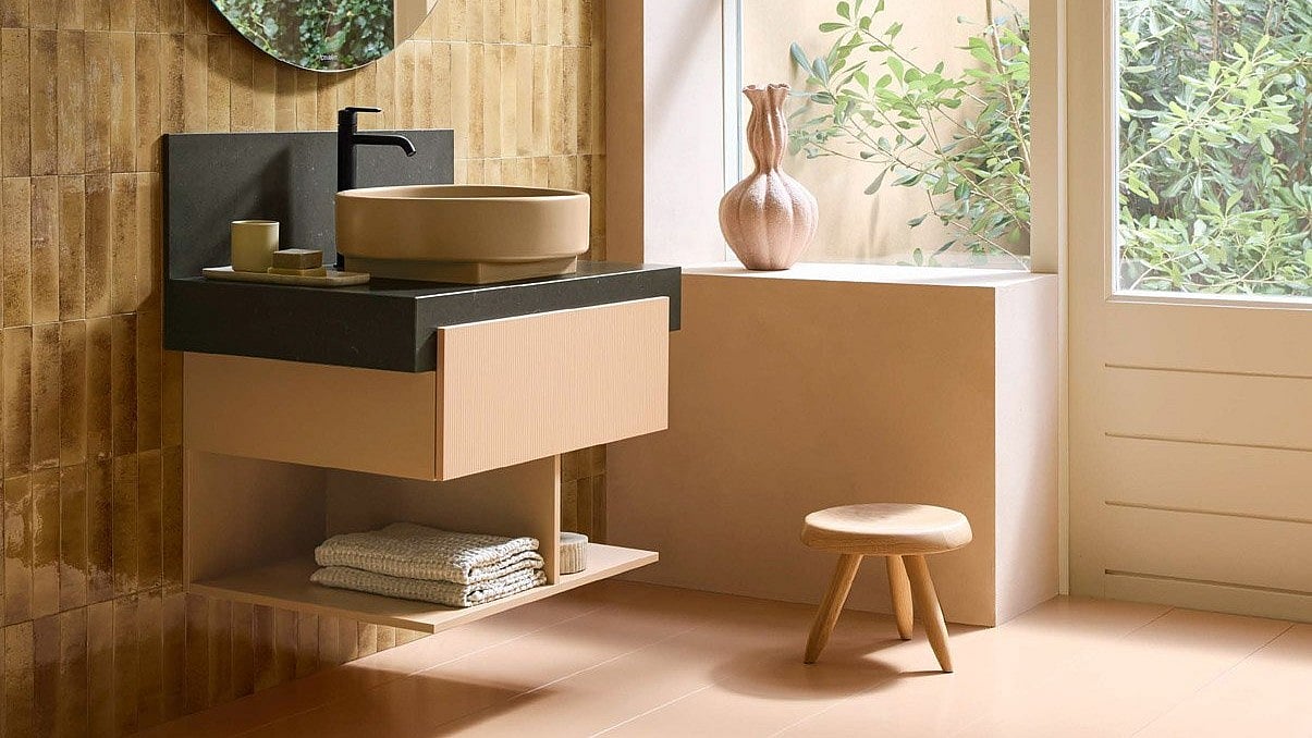 Balcoon combines layered architecture, warm terracotta ceramics, and ...
