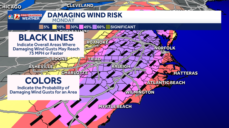 Damaging wind, tornado and hail threat maps | How to read the new ...