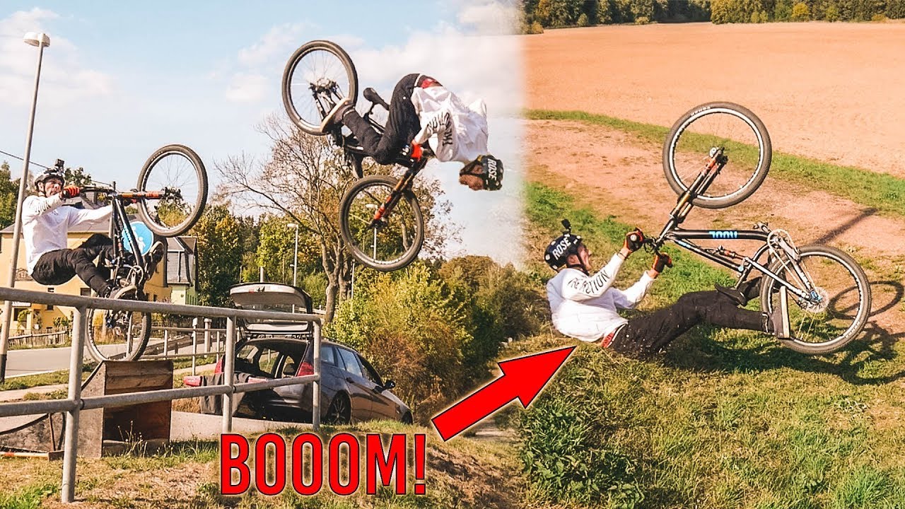 Backflip-Crash: Die MTB-Mini-Kicker-Rampe ist wieder da