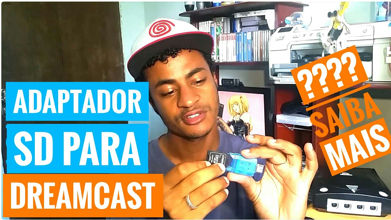 Dreamcast SD card como funciona o adaptador saiba mais