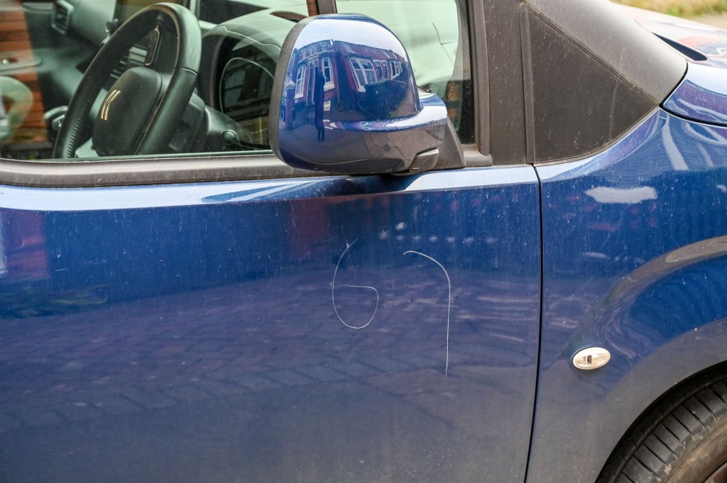 Pensioners find '67' scratched into cars – and they have no idea why
