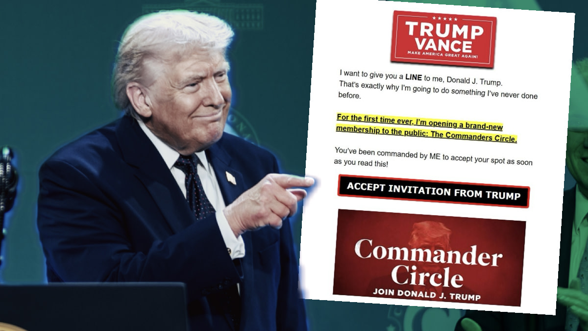 Trump begins selling “Commander Circle” advisor spots amid war in Iran