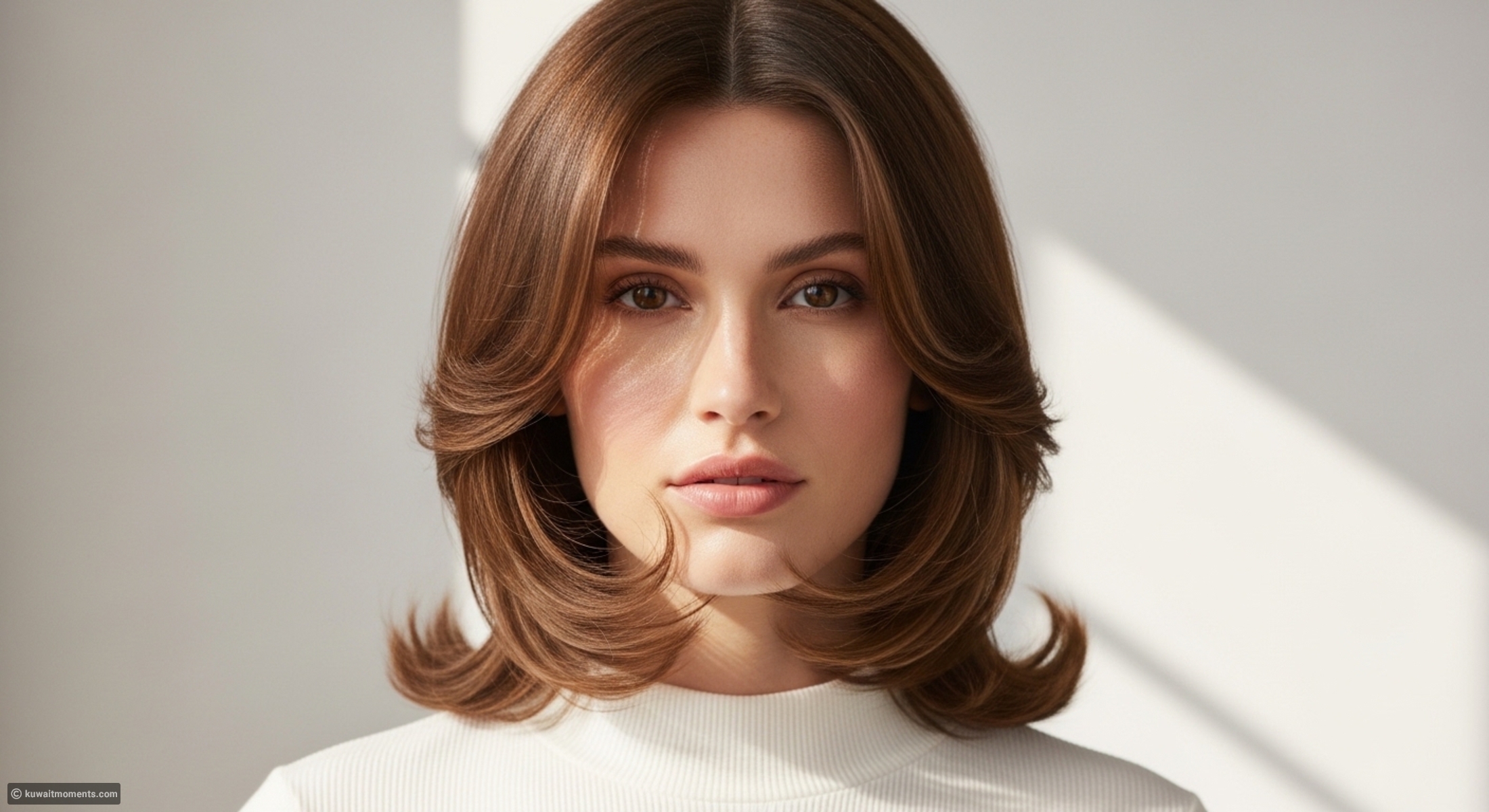The C-cut creates the illusion of longer hair