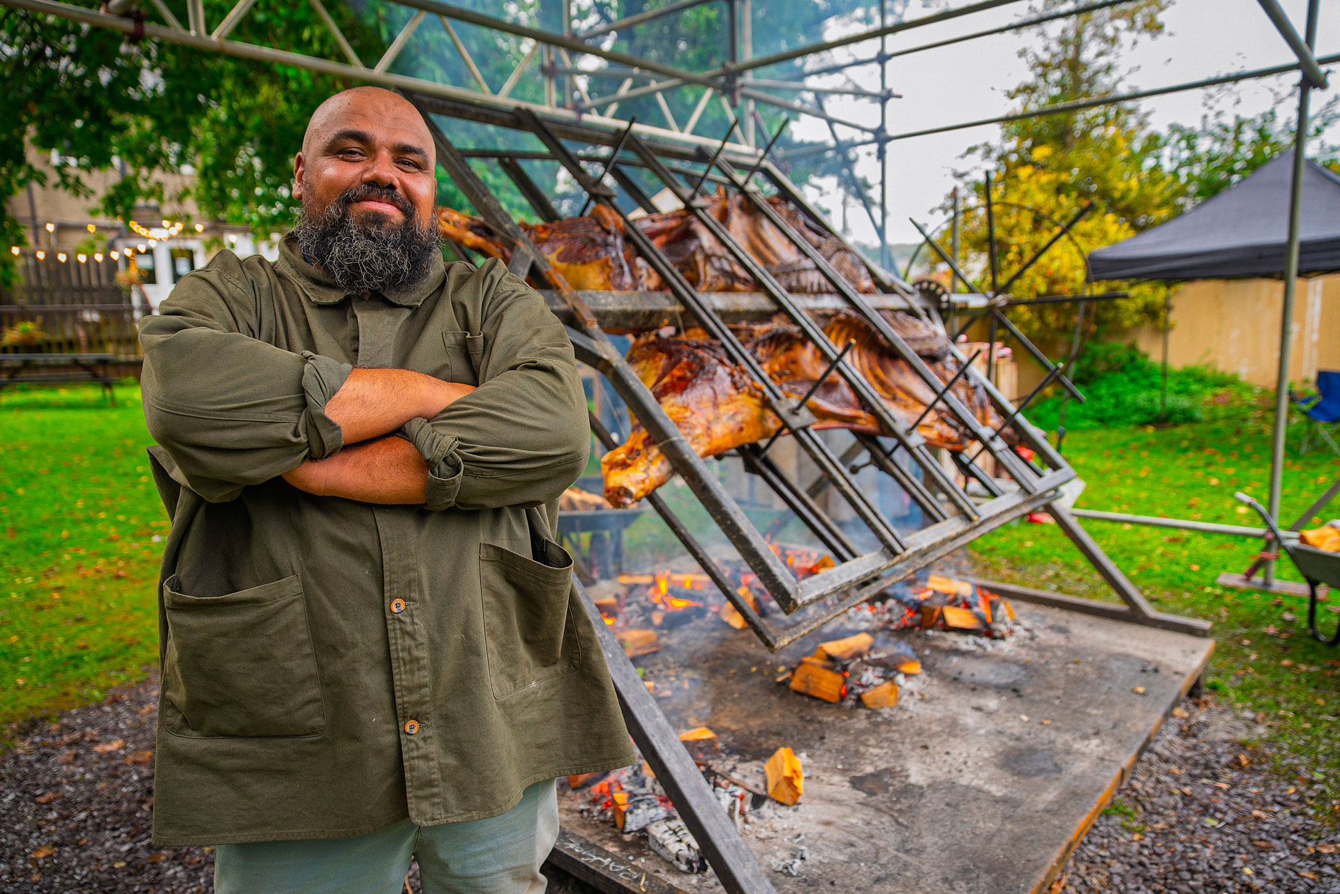 Meet the chef behind BBC One’s Flaming Feasts, Chris ‘Flamebaster’ Roberts