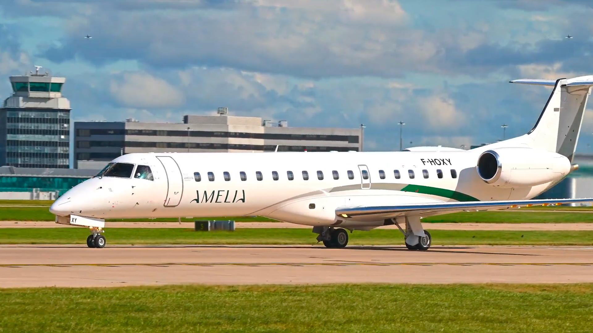 A rare aircraft spotted at the airport
