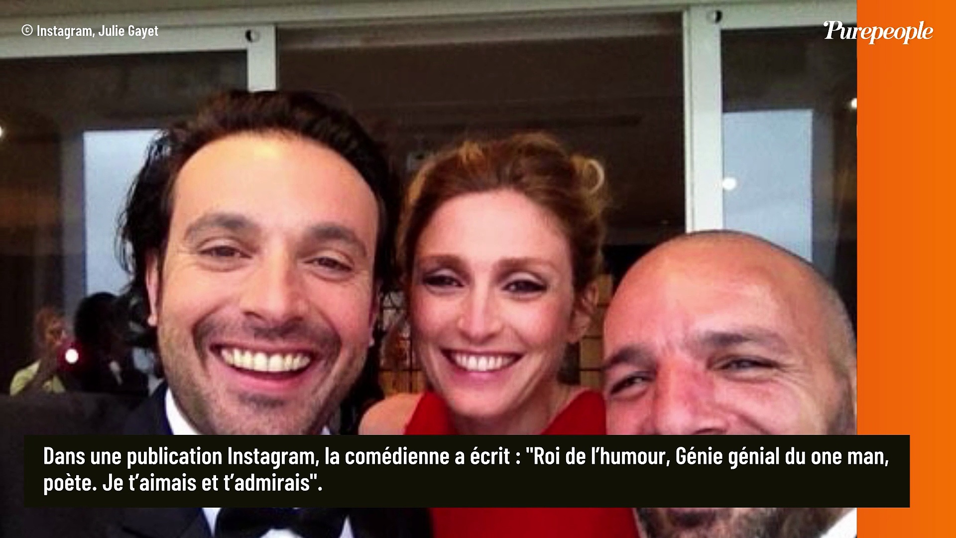 Julie Gayet, ex-compagne de Bruno Salomone, s'exprime : "Tu as été ...