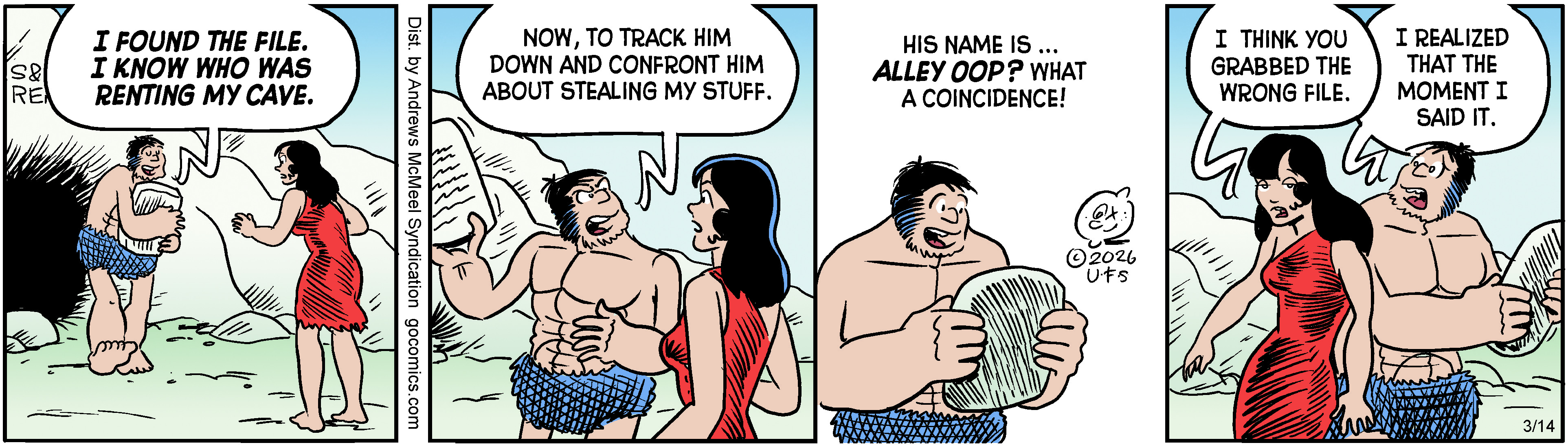 Alley oop by Carole and Jack Bender