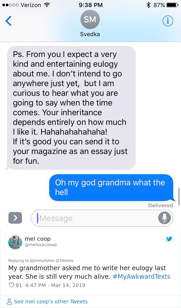 10 hilarious awkward texts people shared with Jimmy Fallon