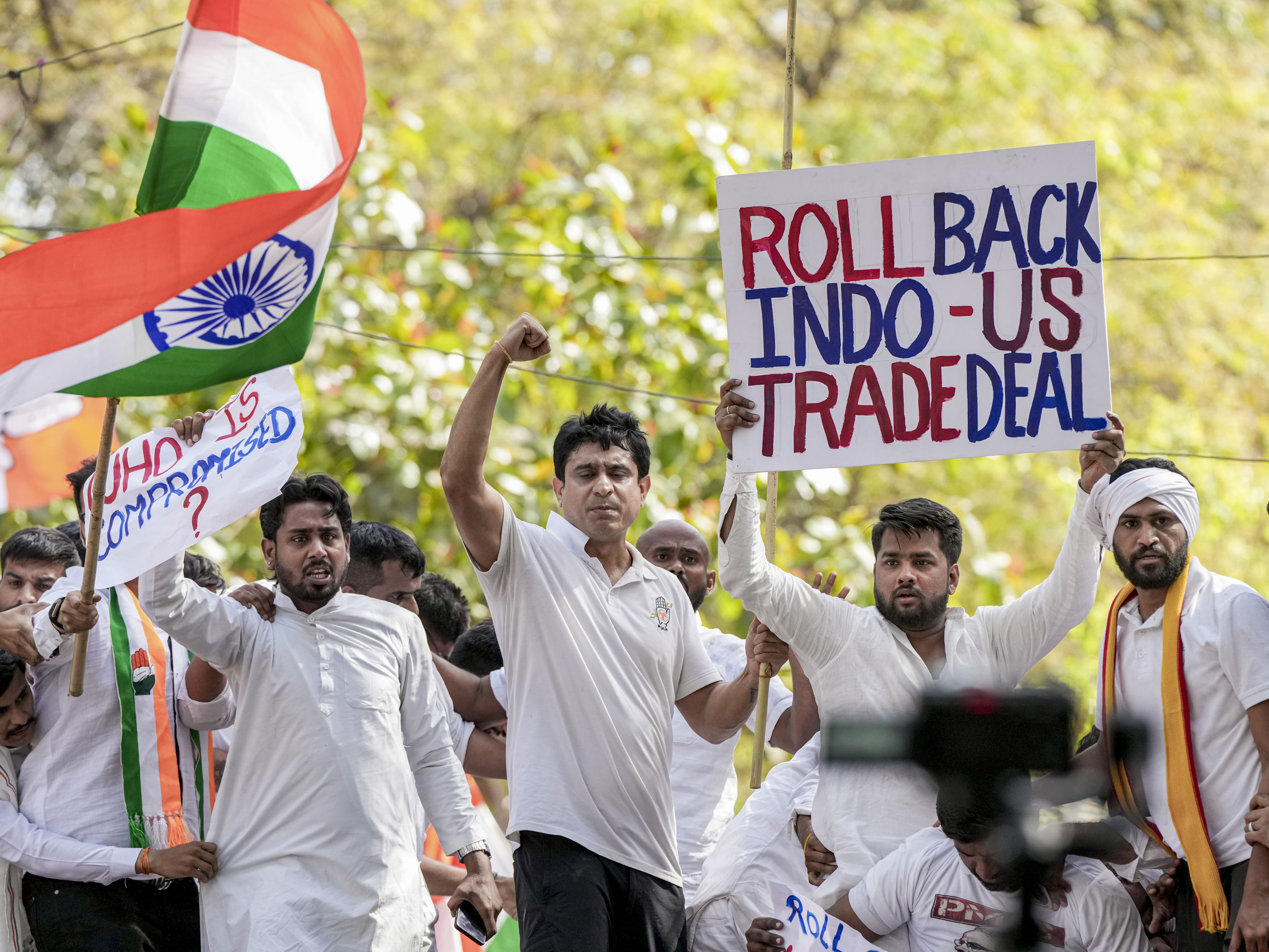 'Sansad gherao': IYC protests against India-US trade deal; at least 90 ...