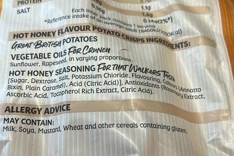Walkers urgently recalls multipacks of popular crisp flavour over ...