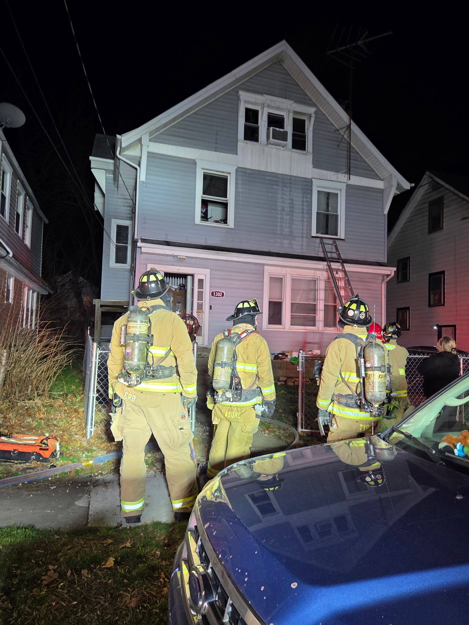 Four residents escape Canton house fire, several cats missing