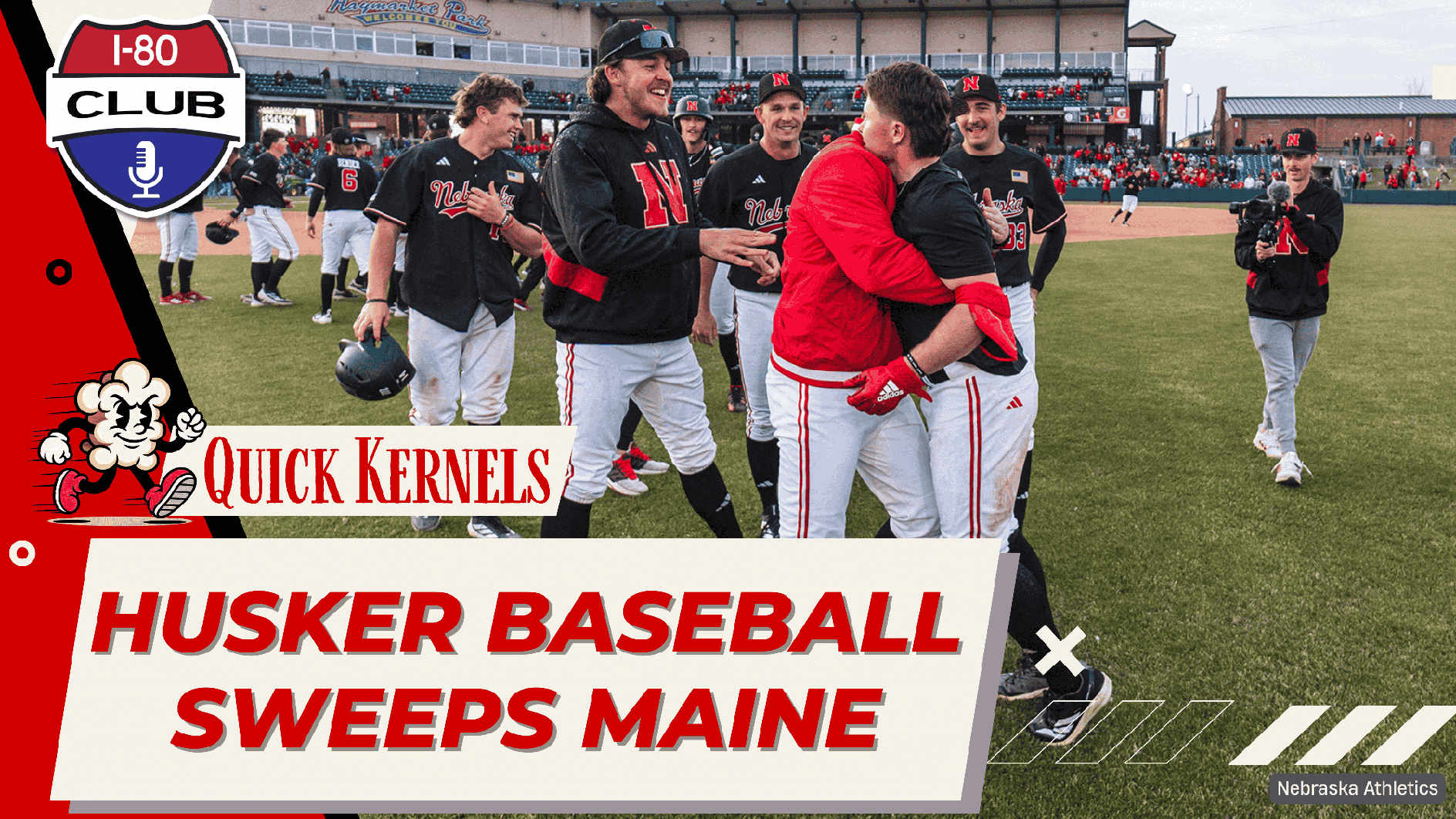 Nebraska baseball sweeps Maine