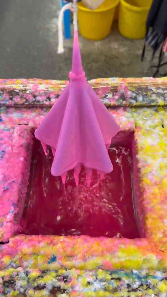 The calm and satisfying candle wax dipping process