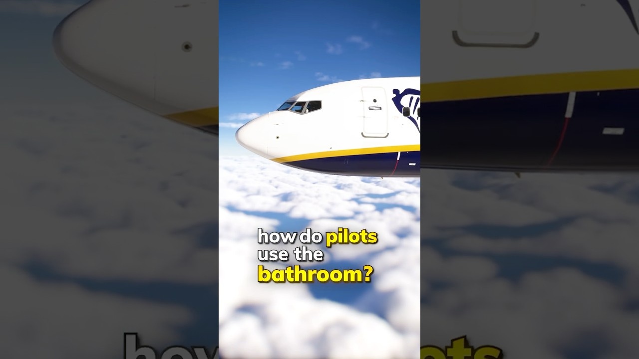 How do pilots use the bathroom