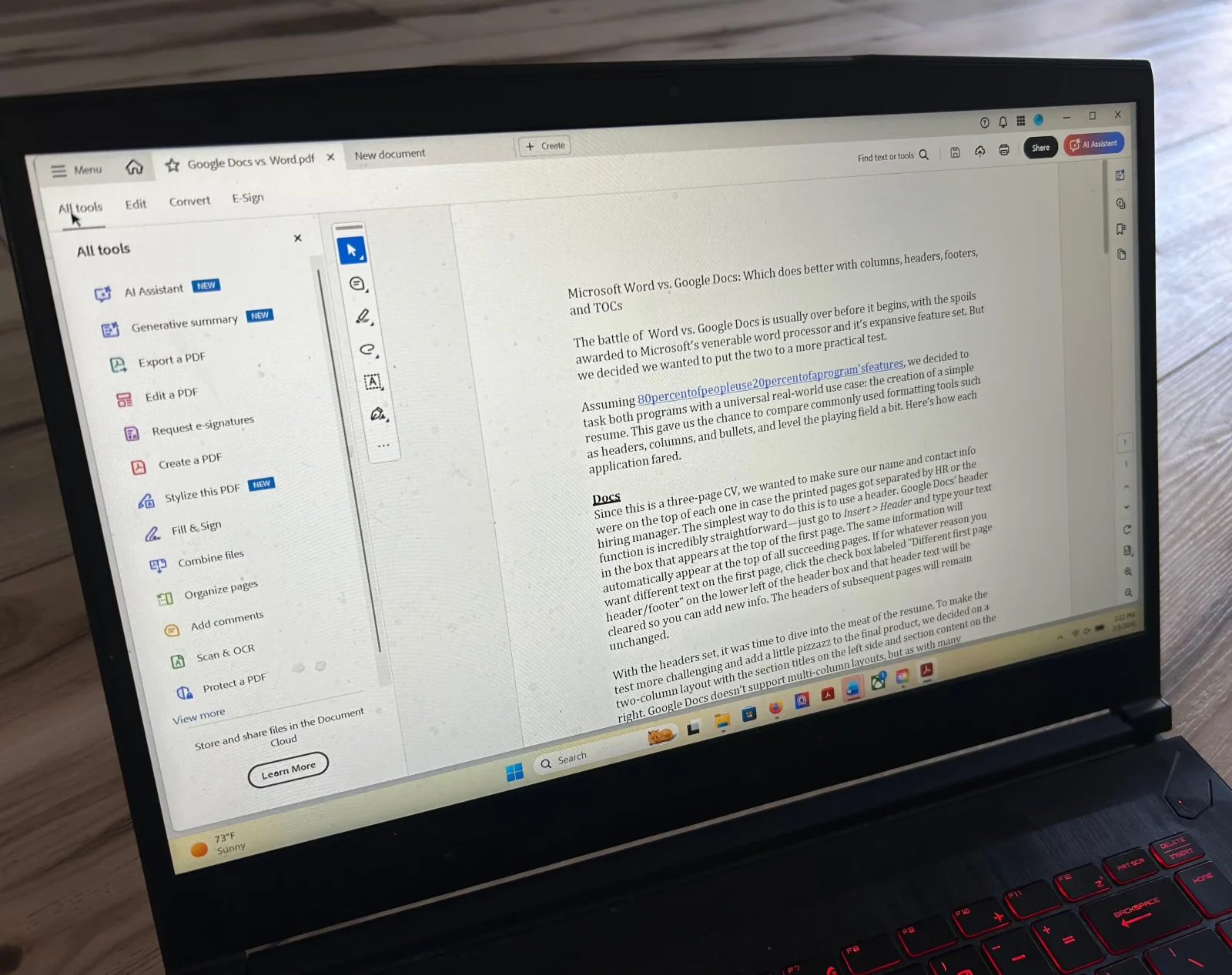 Adobe Acrobat Standard review: A polished PDF editor with clear limits
