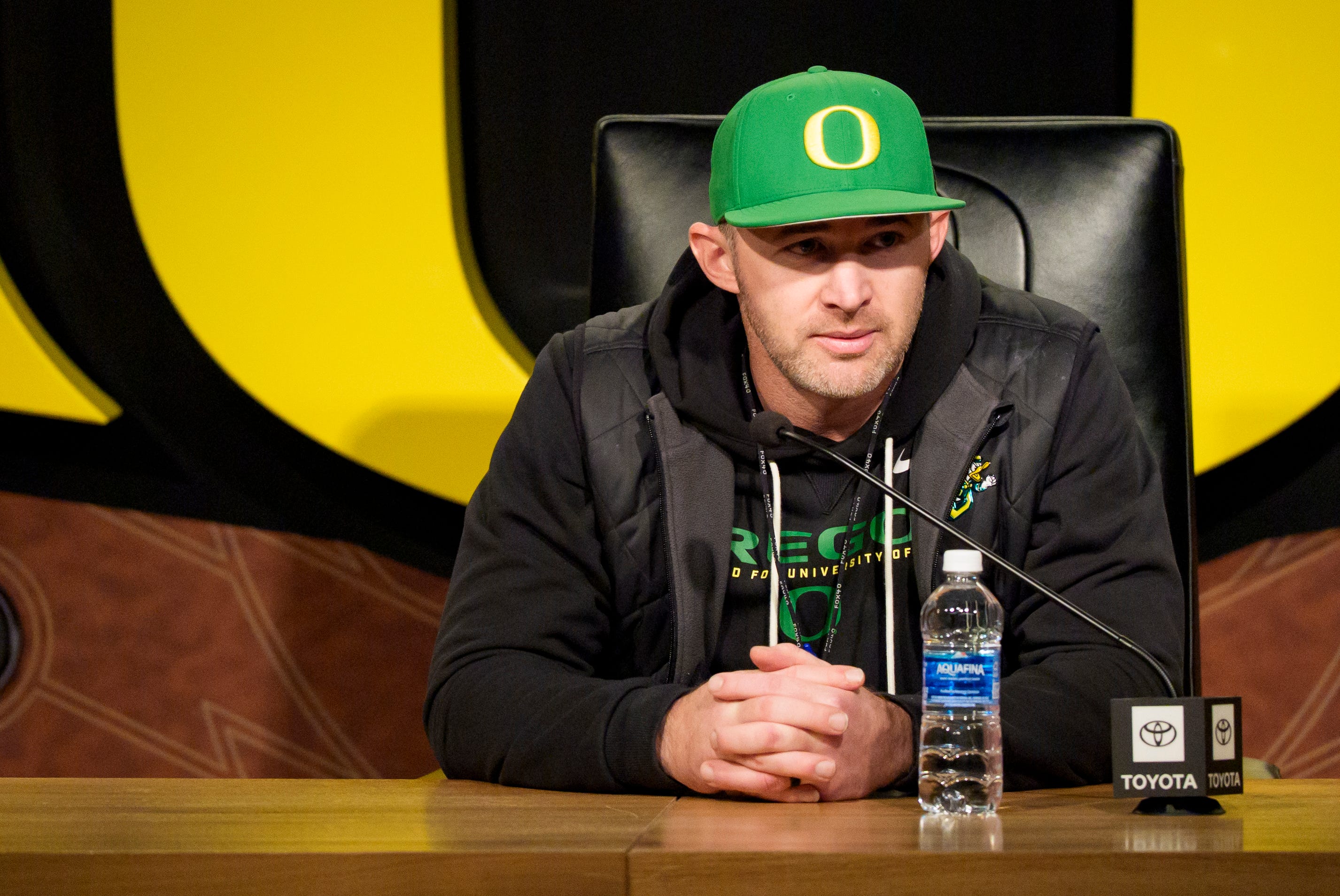 Oregon football's Dan Lanning talks promoting new coordinators