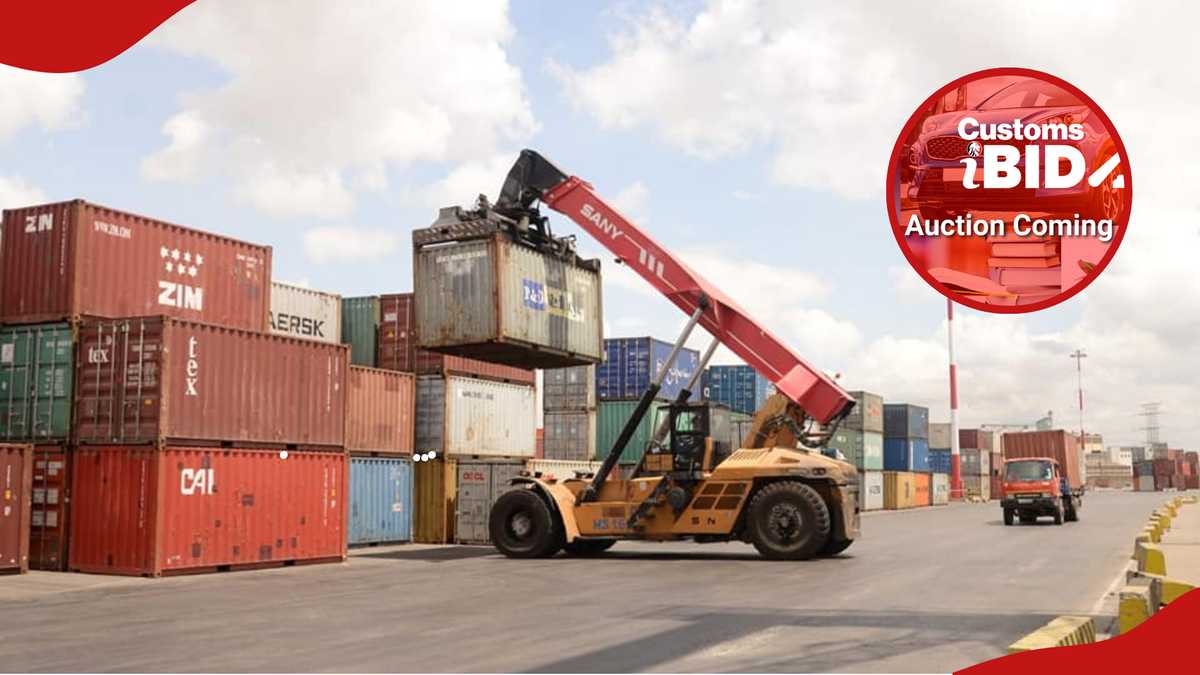 KRA lists goods in 38 containers, BMW vehicle for auction within 30 days