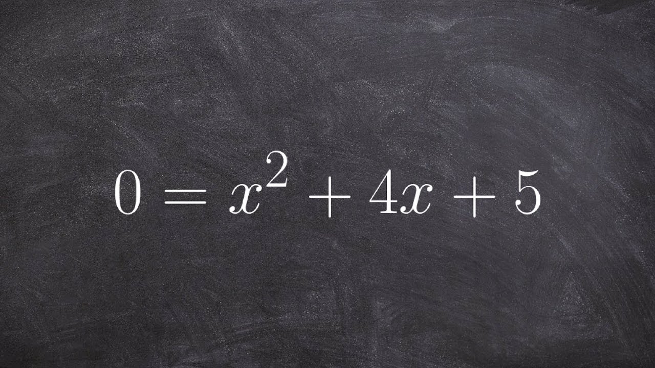 Solving a quadratic by applying the quadratic formula