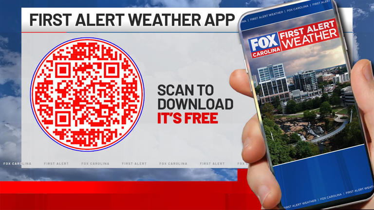 Download the FOX Carolina First Alert Weather app!