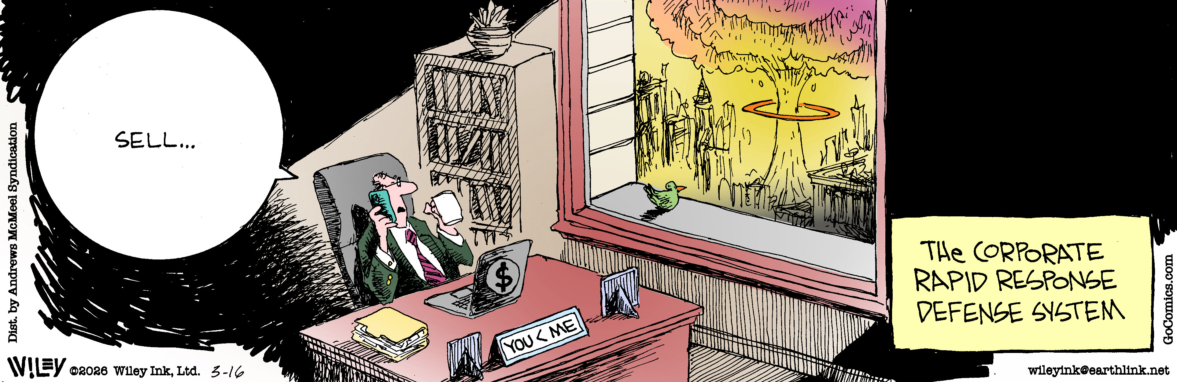 Non sequitur by Wiley Miller