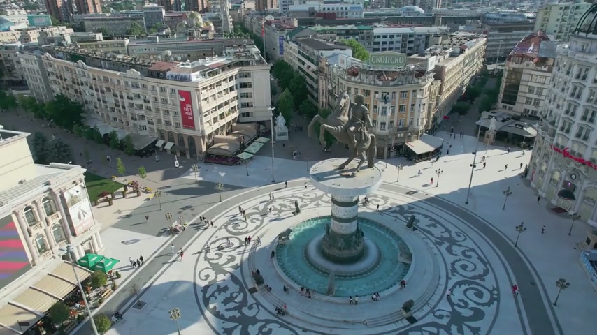 Skopje, North Macedonia: Drone explores the Ottoman legacy