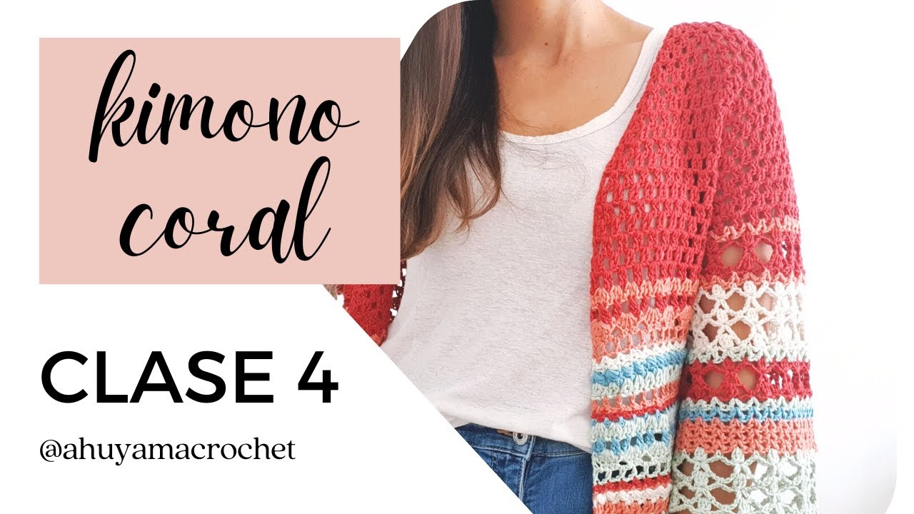 Cómo tejer las mangas de un kimono a crochet