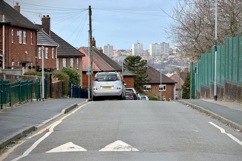 The Stoke-on-Trent road being turned into a one-way street