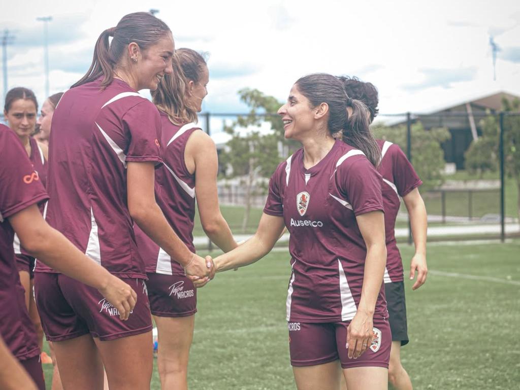 Iranian footballers training at Aussie club