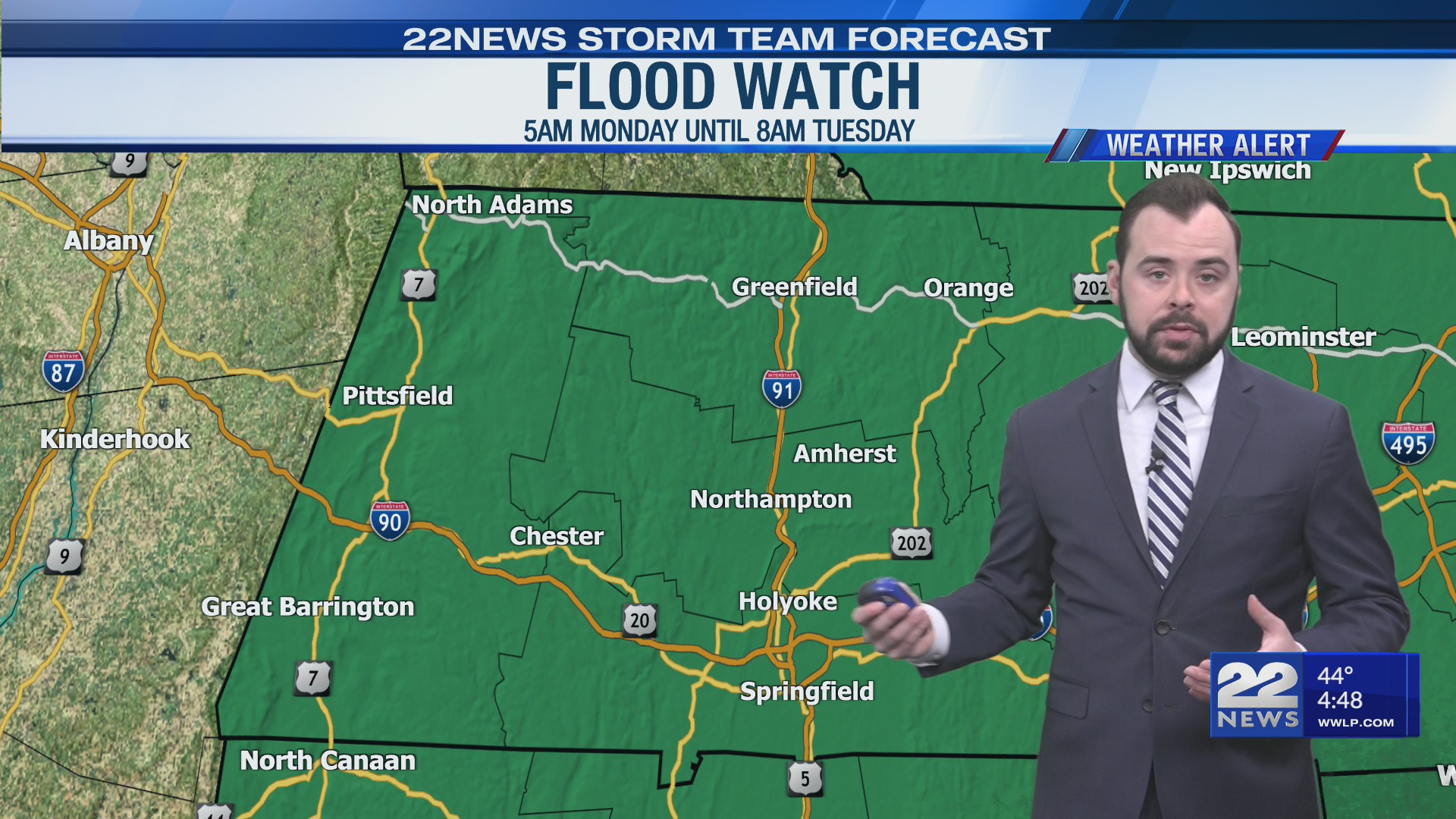 Monday's weather forecast 3/16/26