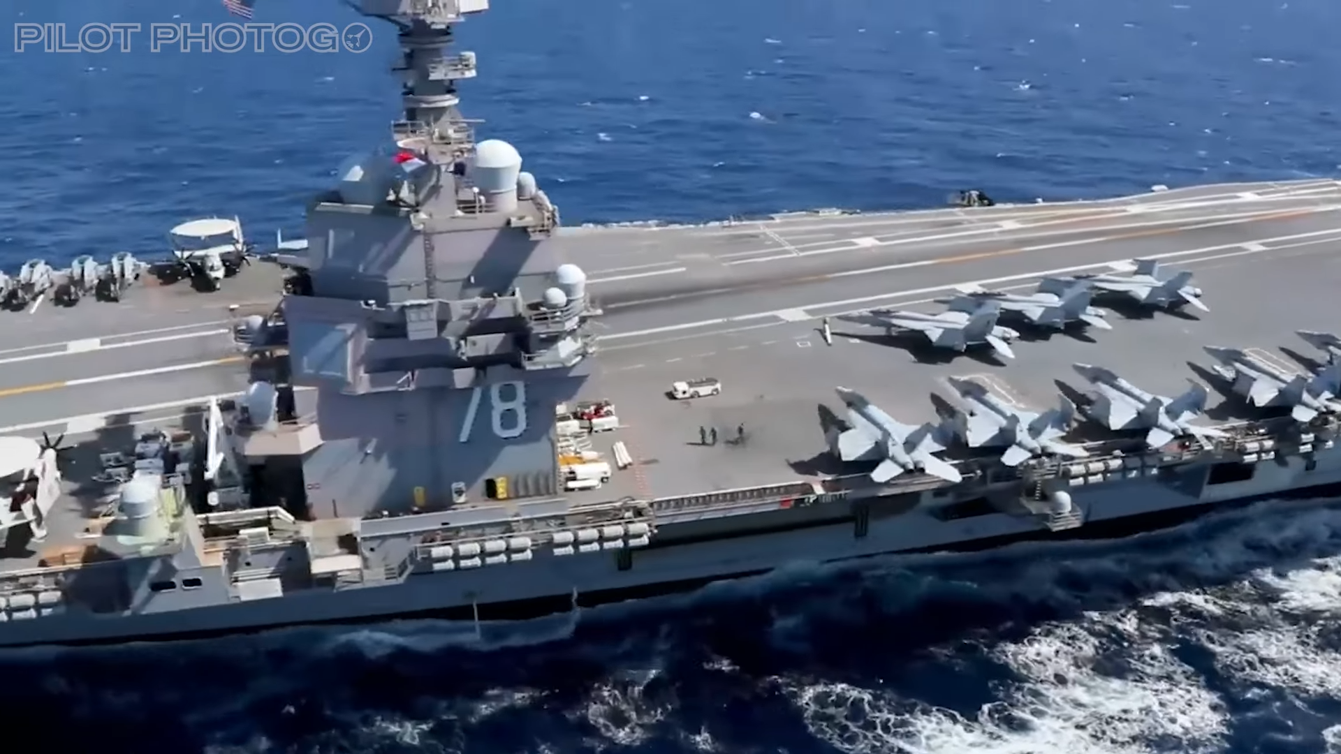 Watch the moment Navy fighters begin a strike mission in Iraq