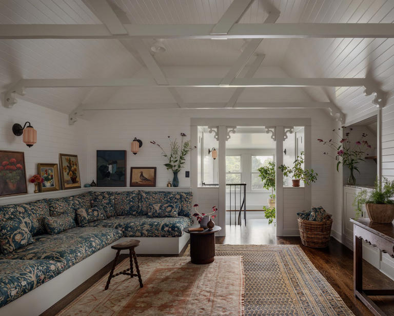 This simple sofa trick can make a small living room feel bigger