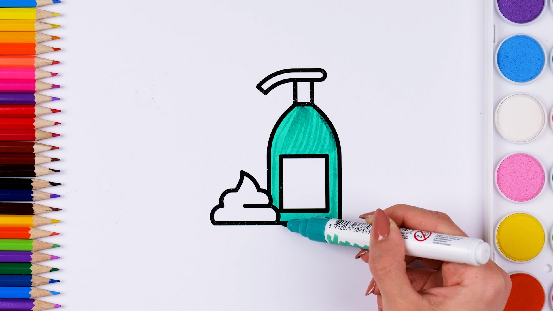 Coloring fun for learning colors fast