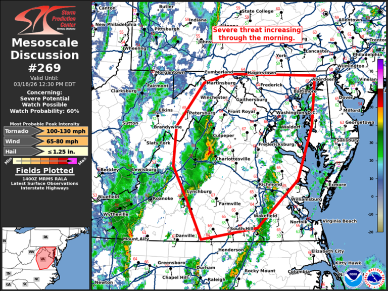 CWG live: Severe storms sweeping through DC.’s northern suburbs ...