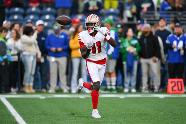 Where is San Francisco 49ers WR Brandon Aiyuk?