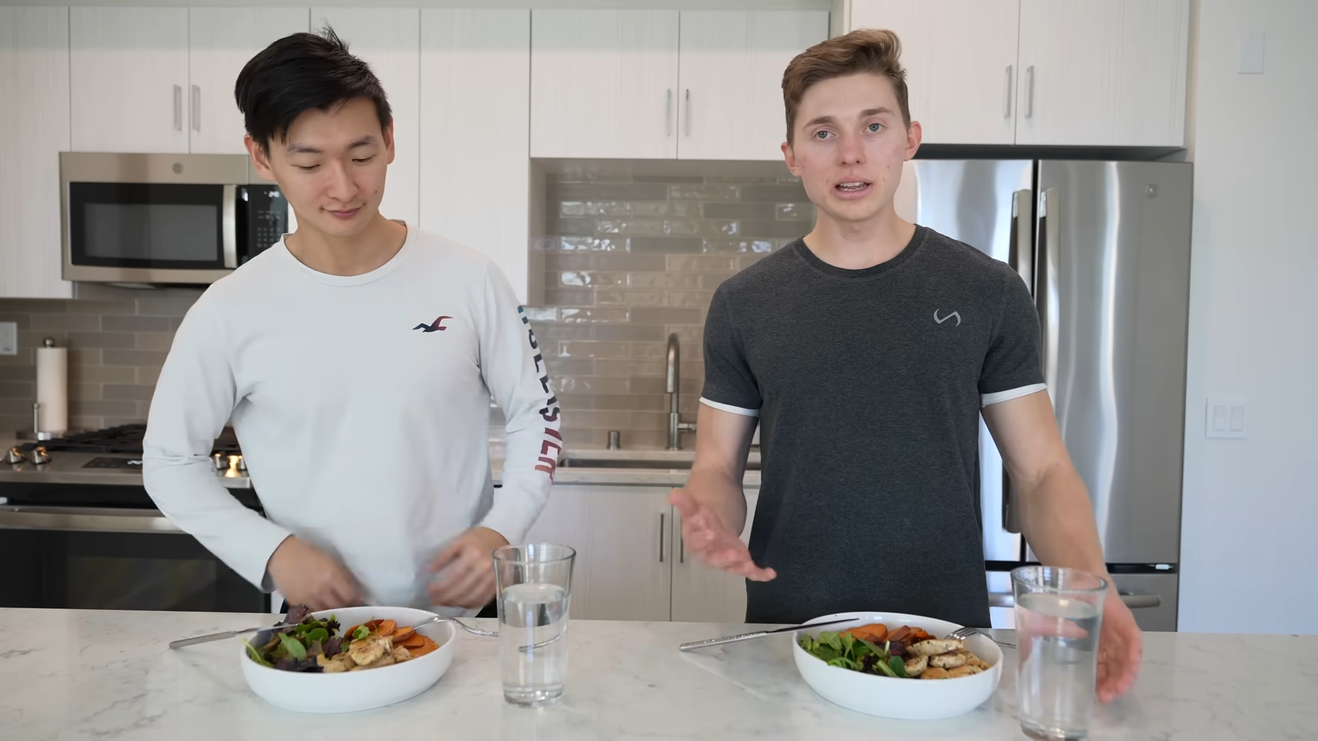 He was just training for himself - now everyone sees his routine