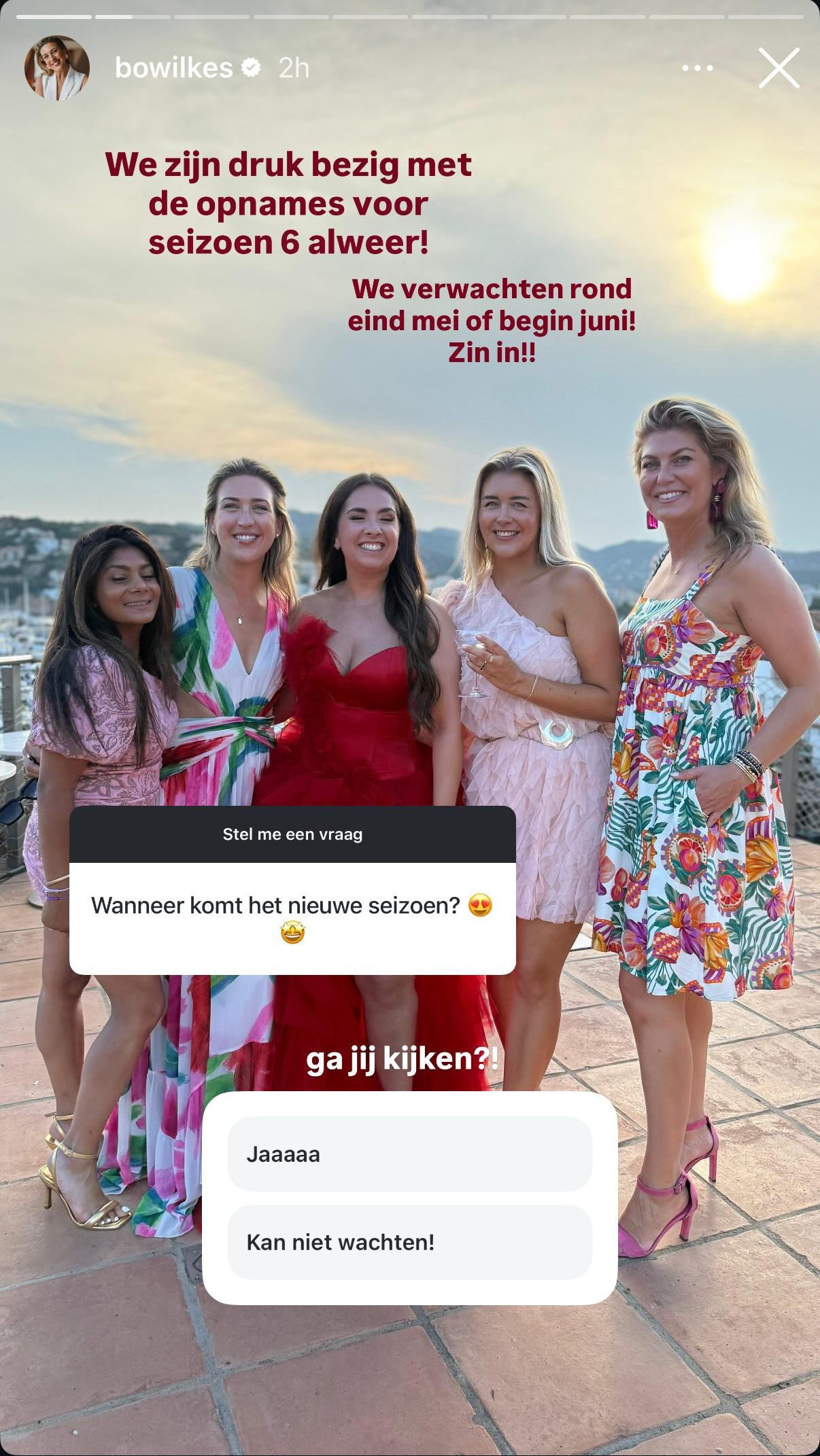 Bo Wilkes verklapt wanneer het nieuwe seizoen van Echte Gooische ...